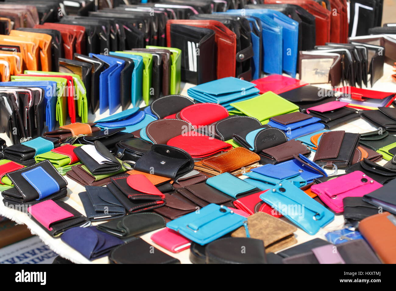 Wallet stall hi-res stock photography and images - Alamy