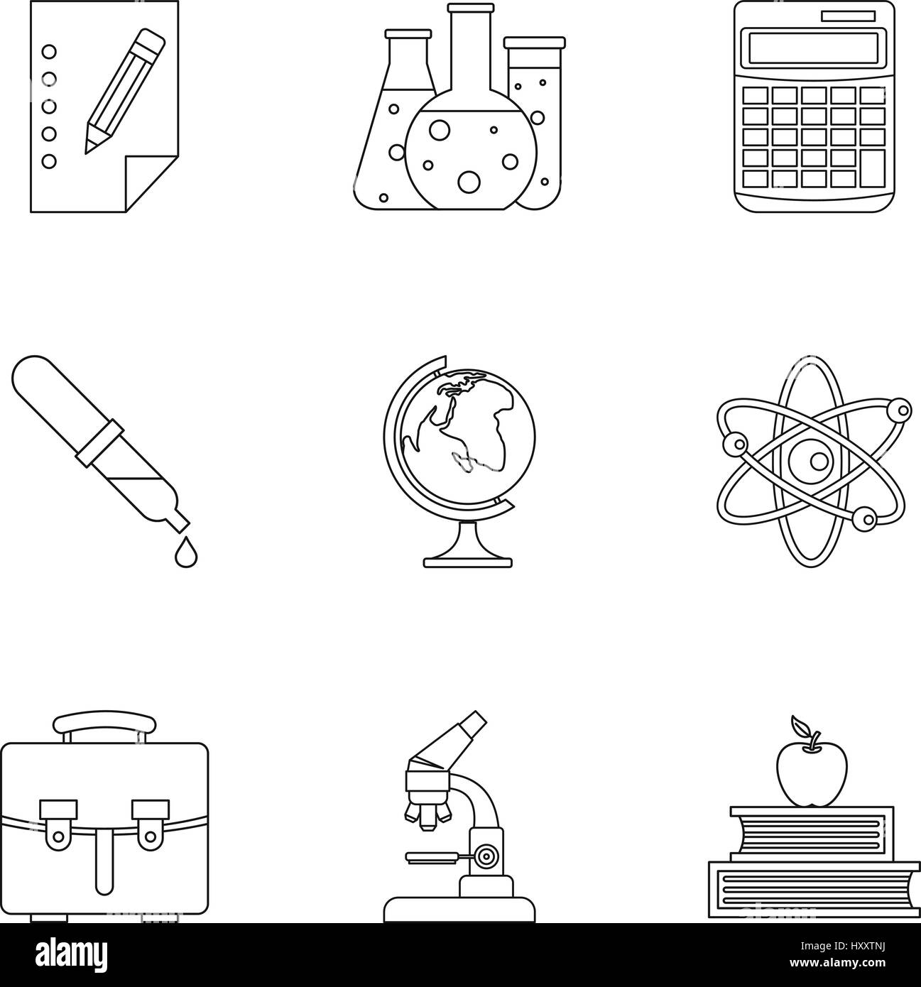 Single line drawing doctor medicine Black and White Stock Photos ...