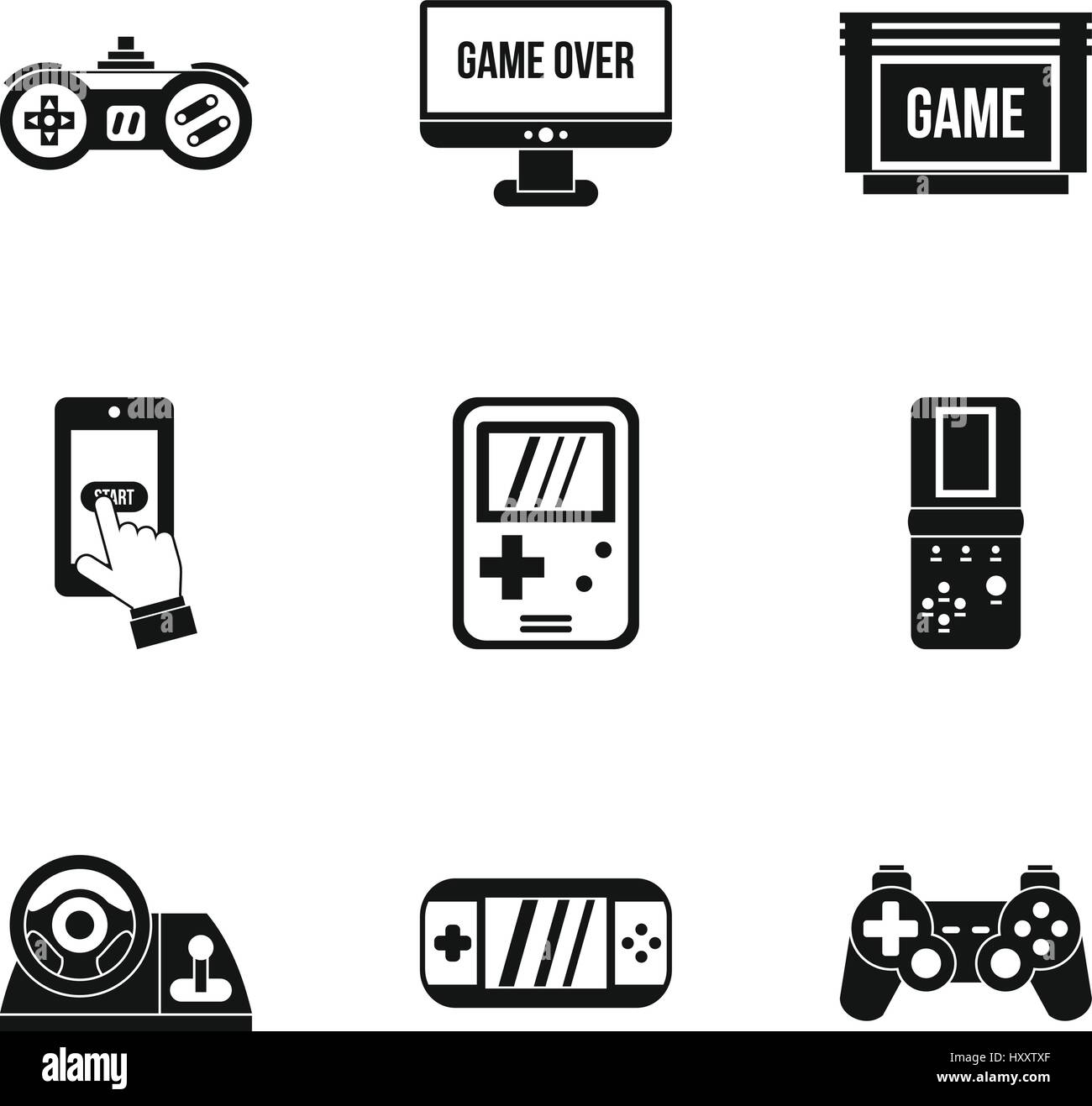 Mobile phone game tetris hi-res stock photography and images - Alamy