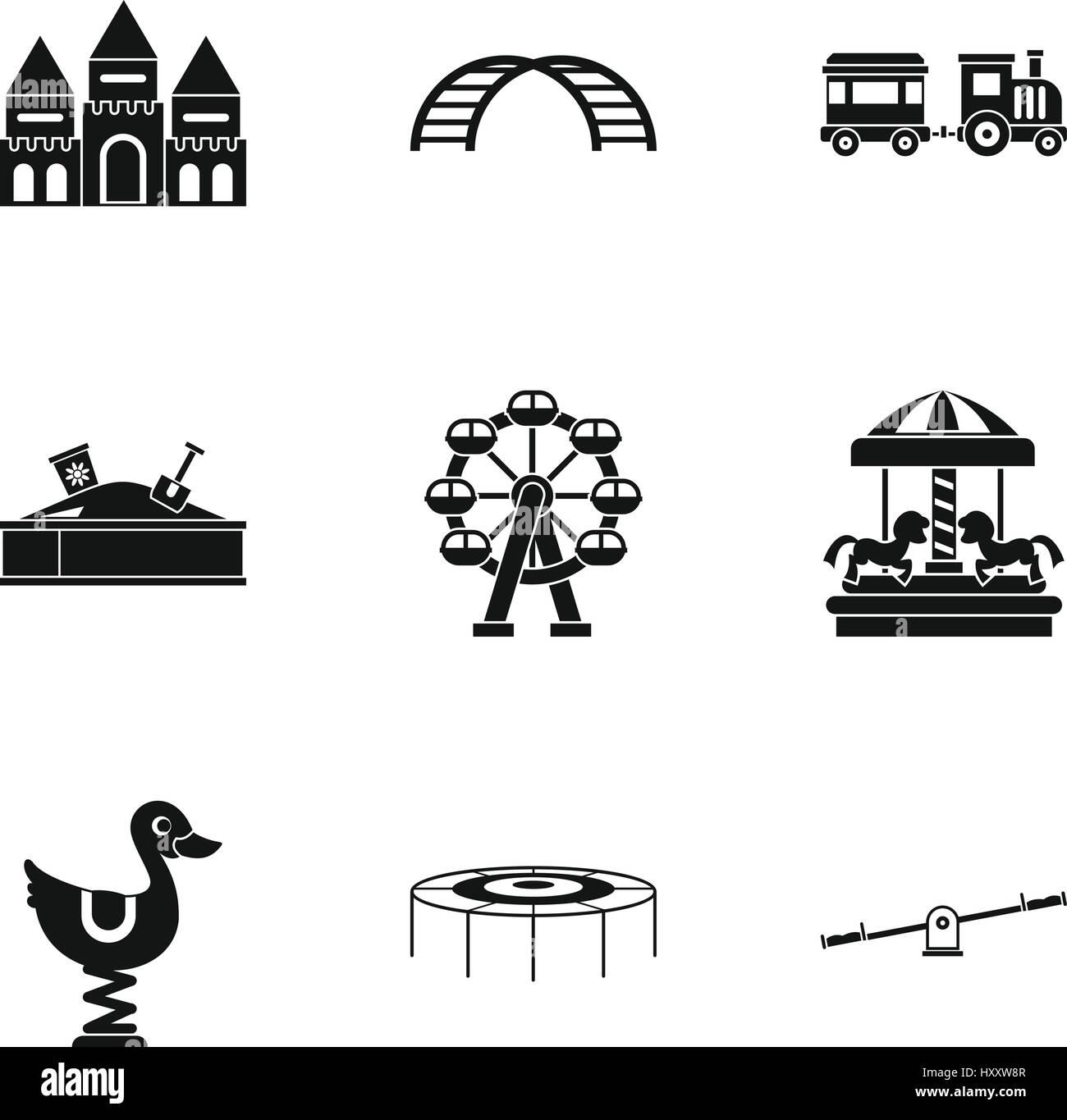 Children rides icons set, simple style Stock Vector Image & Art - Alamy Children rides icons set, simple style Stock Vector Image & Art - Alamy