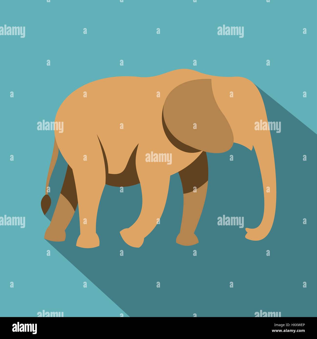 Sri lanka elephant herd Stock Vector Images - Alamy