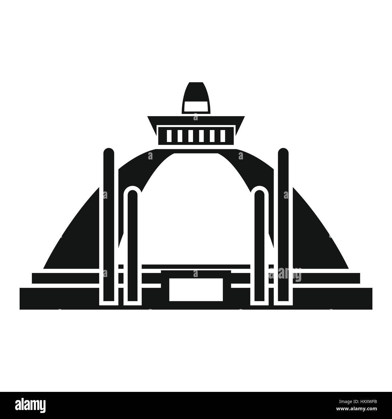 Polonnaruwa, ancient stupa icon, simple style Stock Vector Image & Art ...