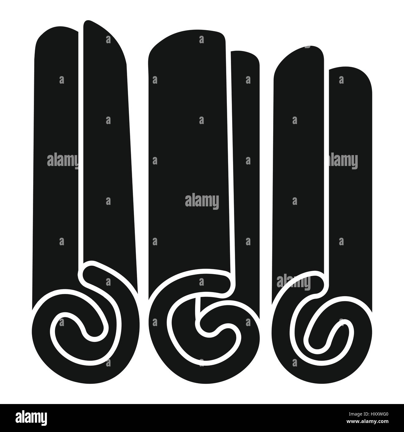 Cinnamon sticks icon, simple style Stock Vector Image & Art - Alamy