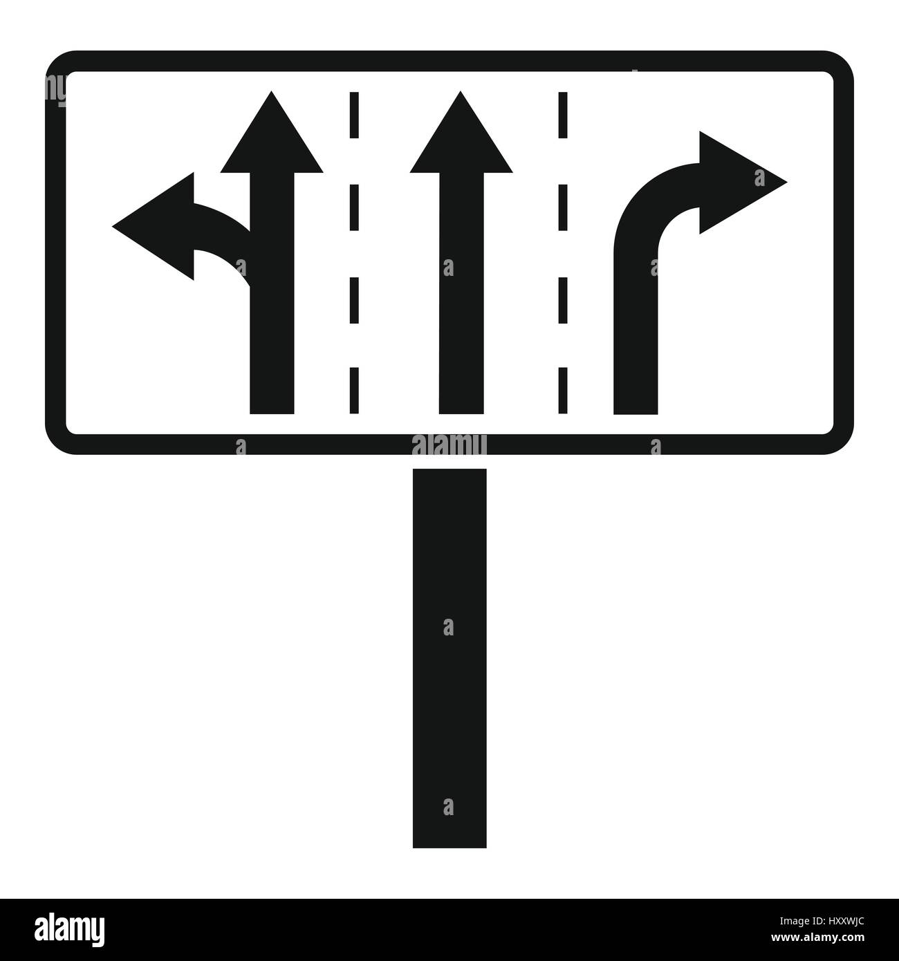 Junction motorway Cut Out Stock Images & Pictures - Alamy