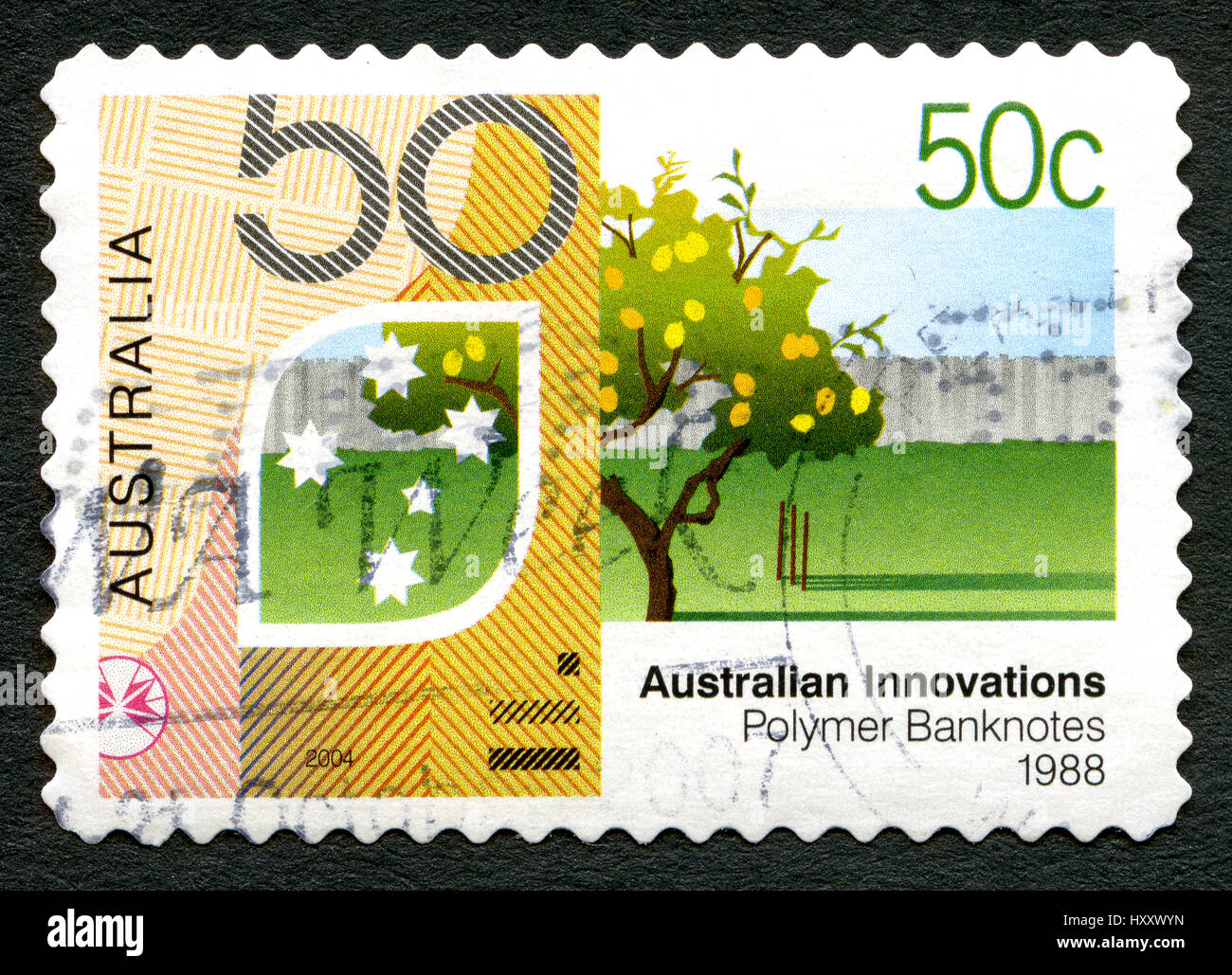 AUSTRALIA - CIRCA 2004: A used postage stamp from Australia ...