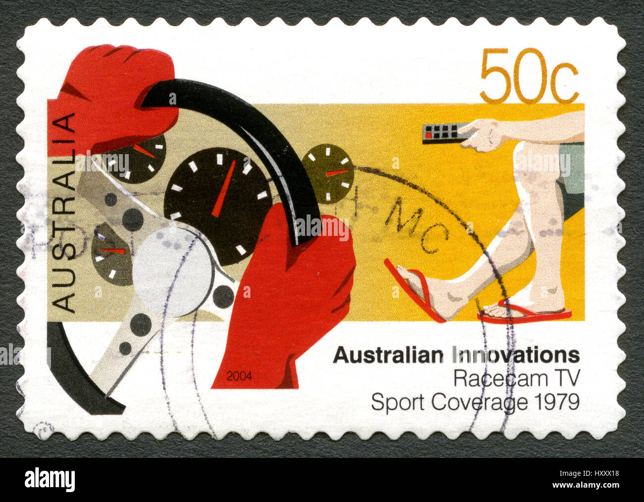 AUSTRALIA - CIRCA 2004: A used postage stamp from Australia ...