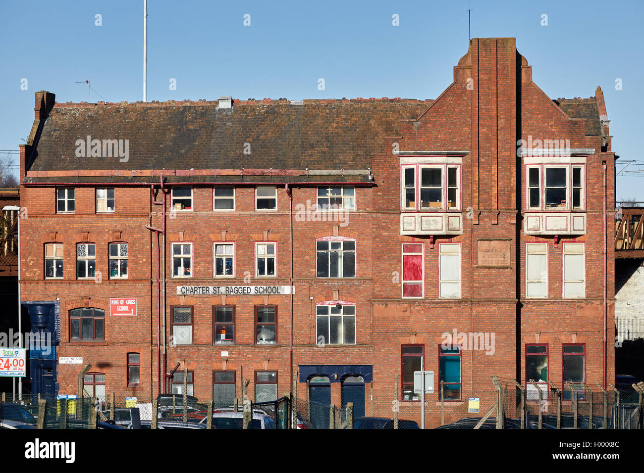Ragged School and Working Girls Home doorway, Dantzic Street ...
