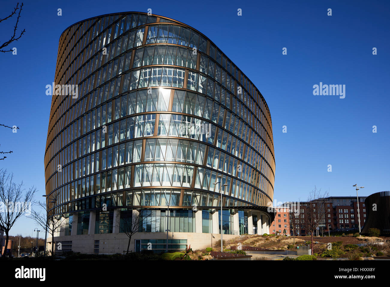 Sunny day One Angel Square Co-operative Group headquarters N.O.M.A ...