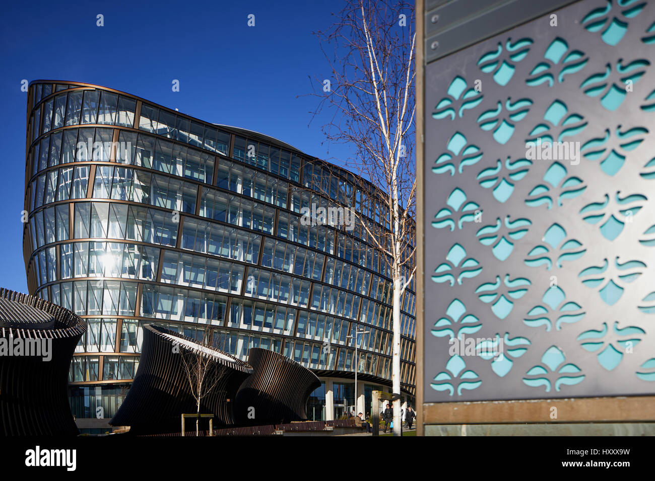 Sunny day One Angel Square Co-operative Group headquarters N.O.M.A ...