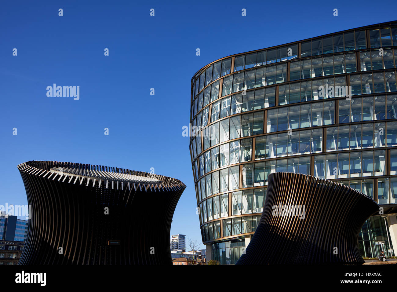 Sunny day One Angel Square Co-operative Group headquarters N.O.M.A ...