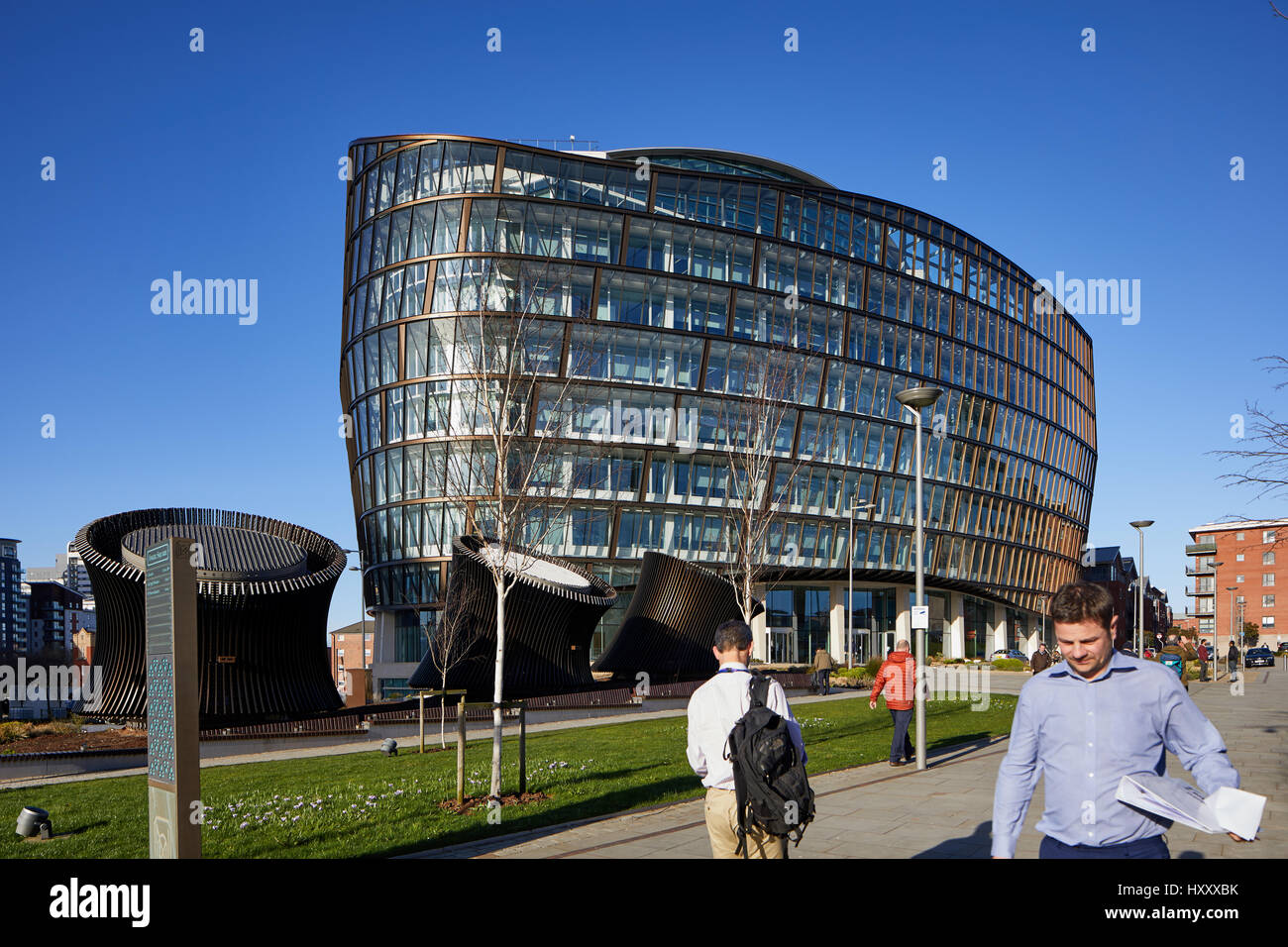 Sunny day One Angel Square Co-operative Group headquarters N.O.M.A ...