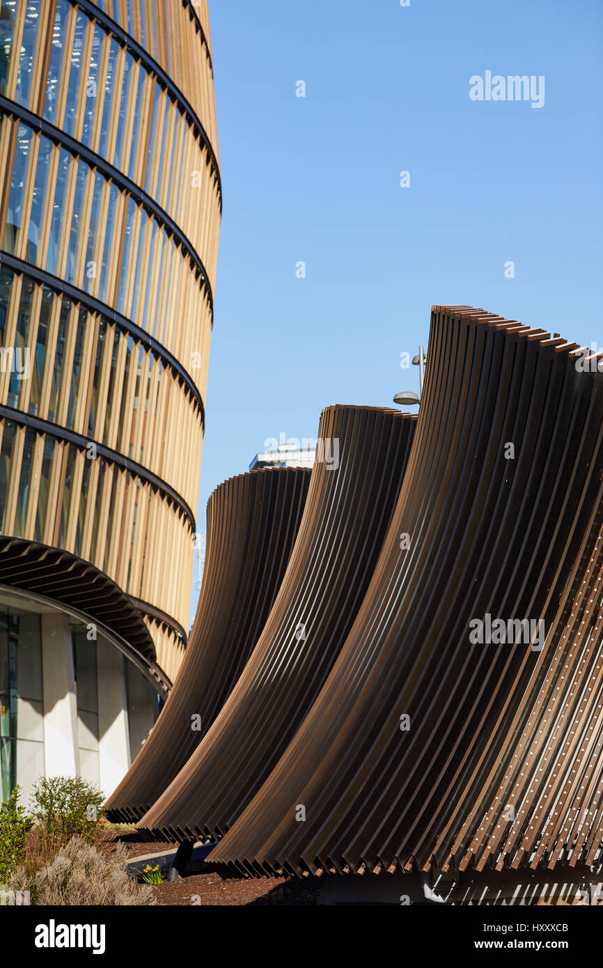 Sunny day One Angel Square Co-operative Group headquarters N.O.M.A ...