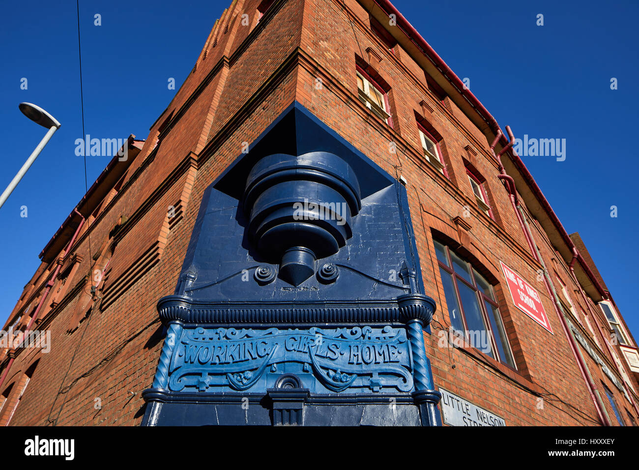 Ragged School and Working Girls Home doorway, Dantzic Street ...