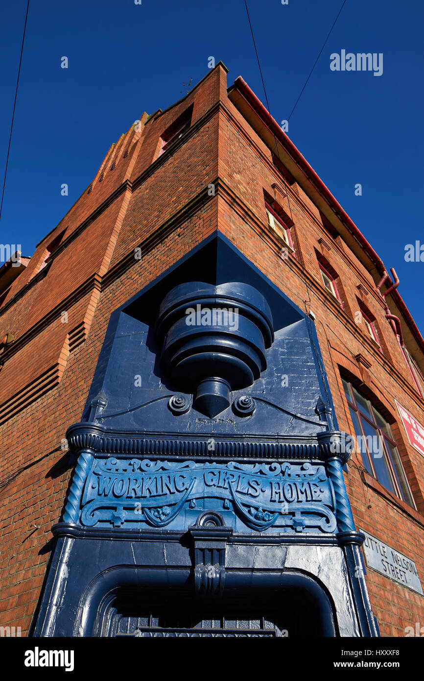 Ragged School and Working Girls Home doorway, Dantzic Street ...