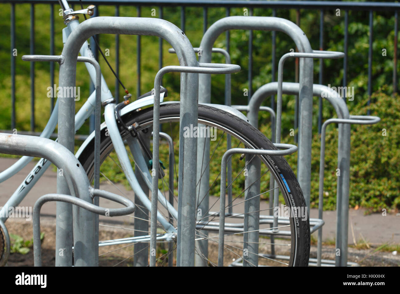 Bicycle Stand, Germany, Europe Stock Photo - Alamy