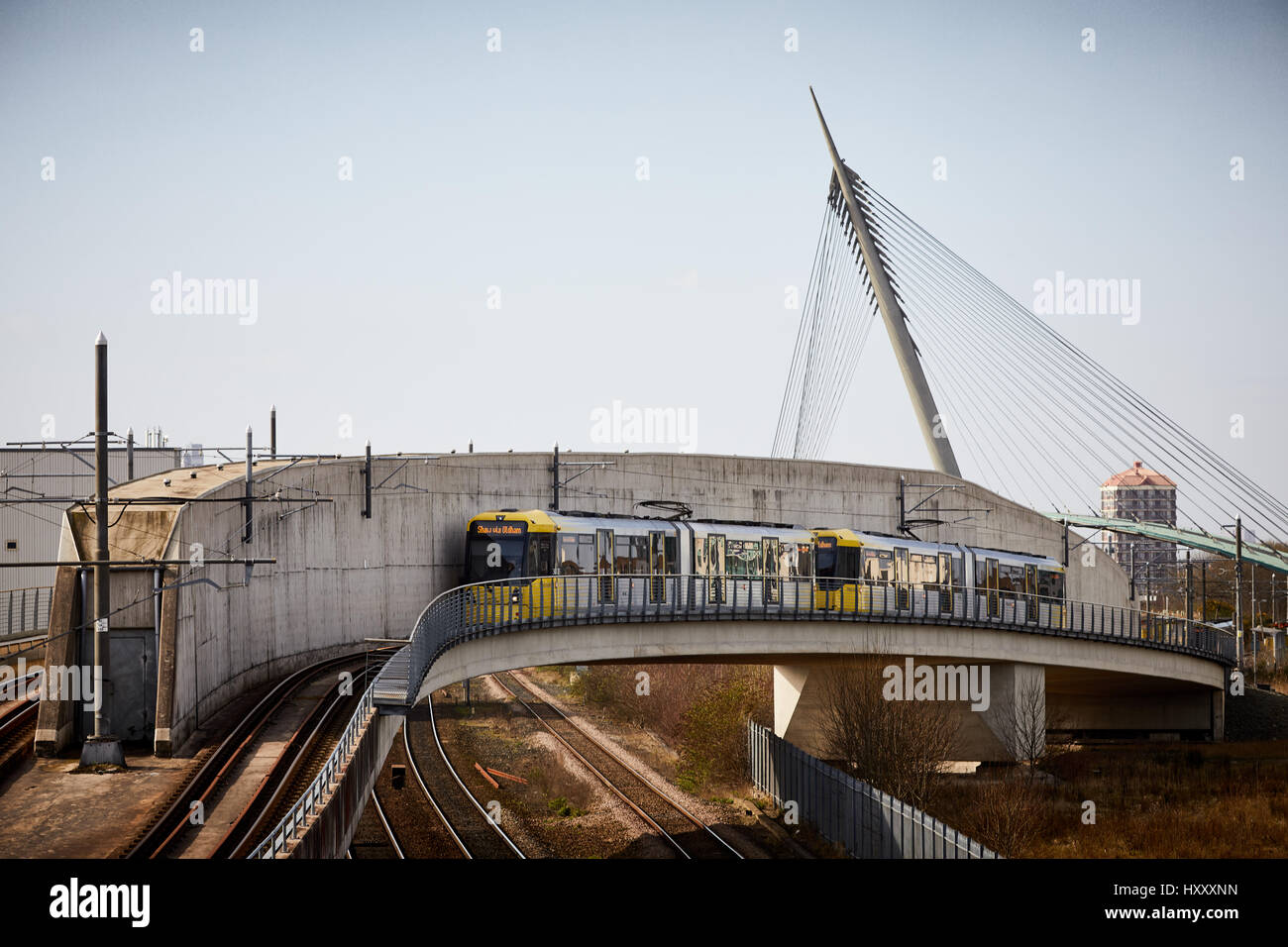 Oldham central metrolink station hi-res stock photography and images ...