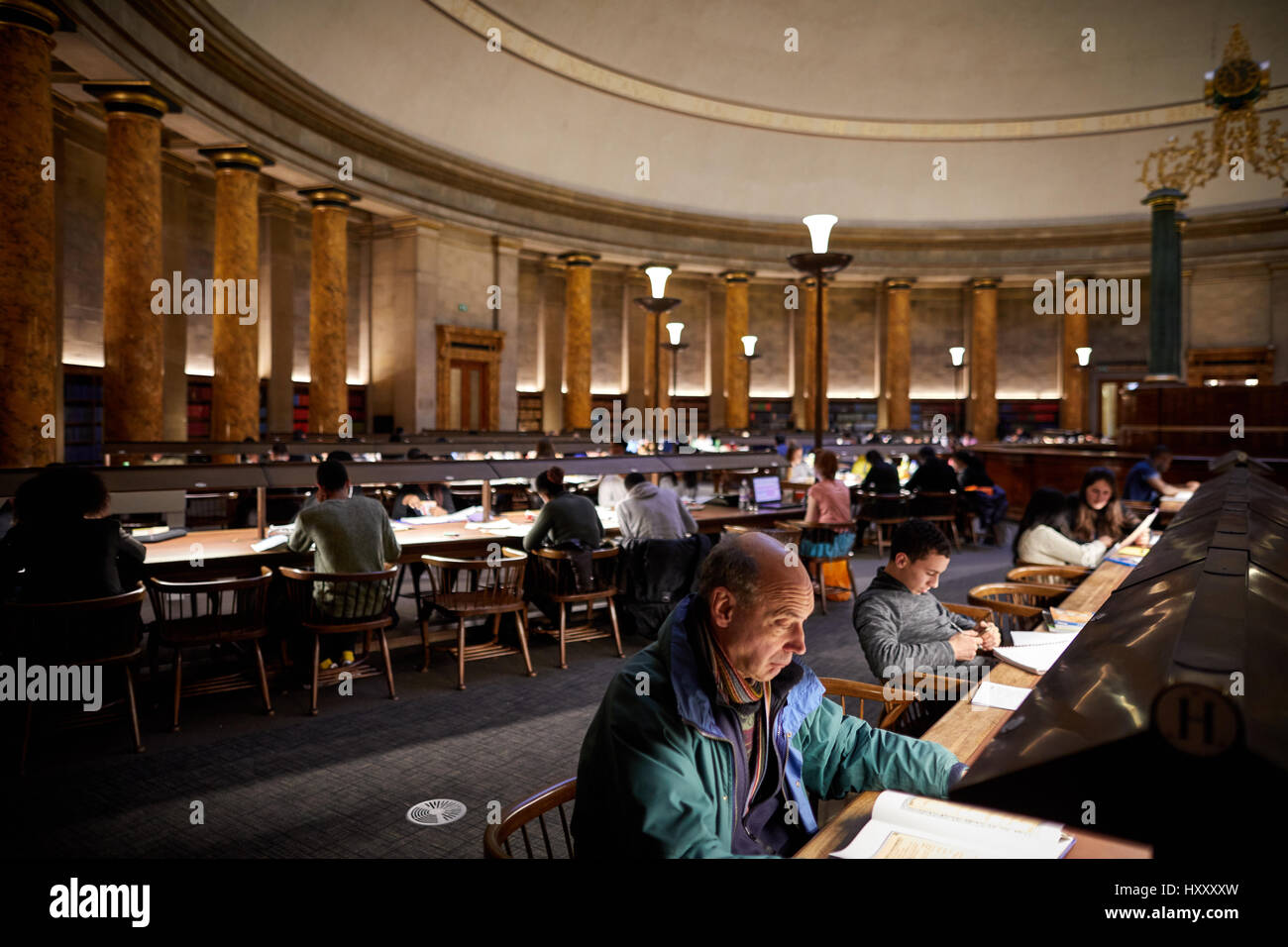 Manchester Central Library Interior High Resolution Stock Photography ...