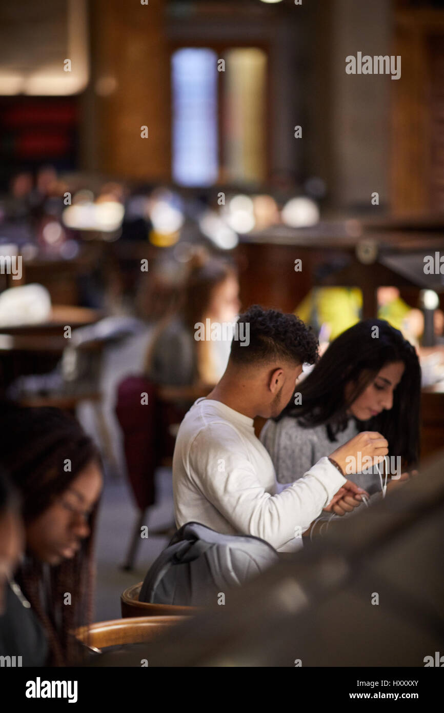Manchester Central library central Wolfson Reading Room Stock Photo - Alamy