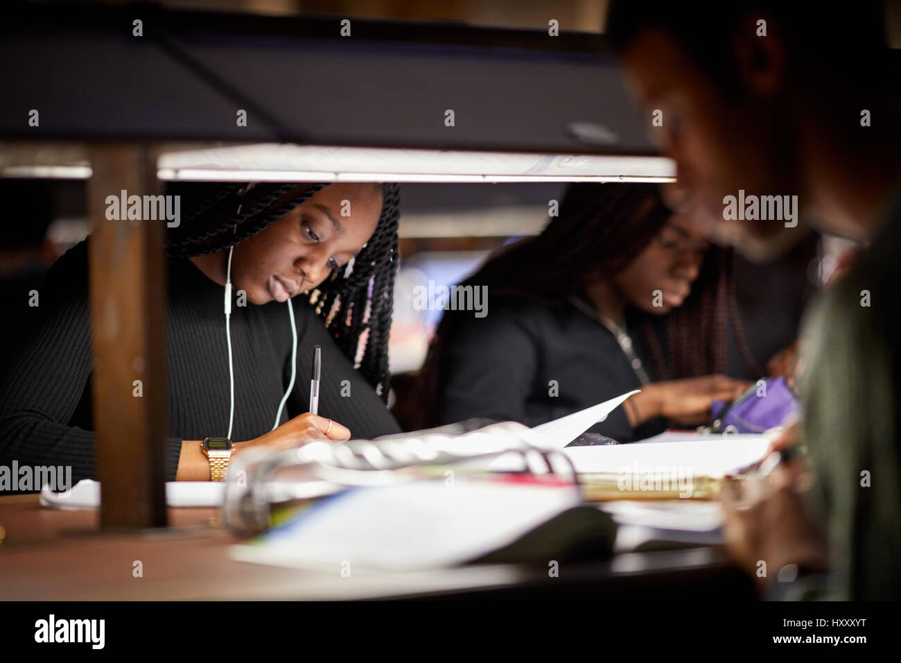 Manchester Central library central Wolfson Reading Room Stock Photo - Alamy