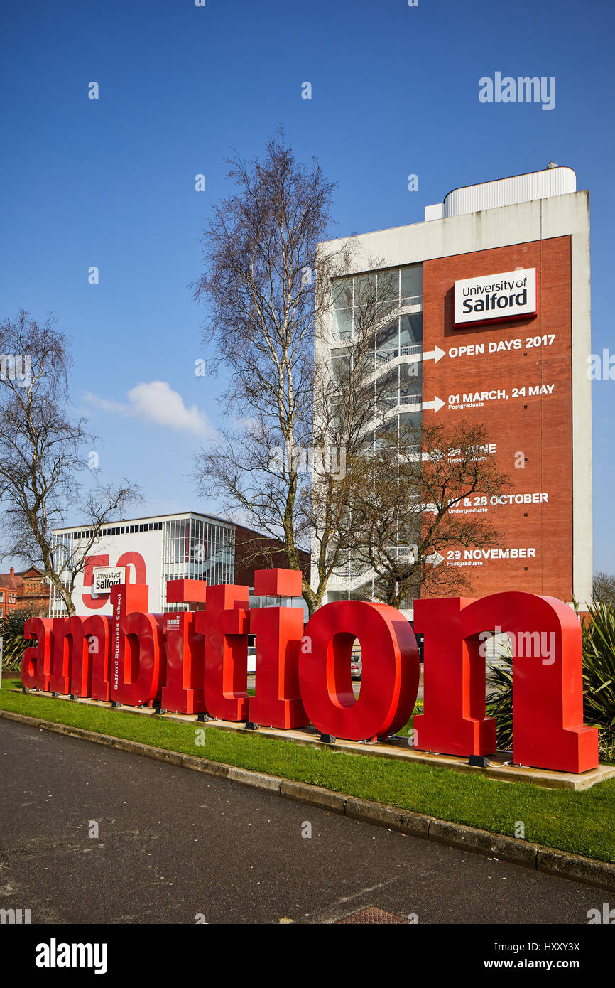 Maxwell building university salford uk hi-res stock photography and ...
