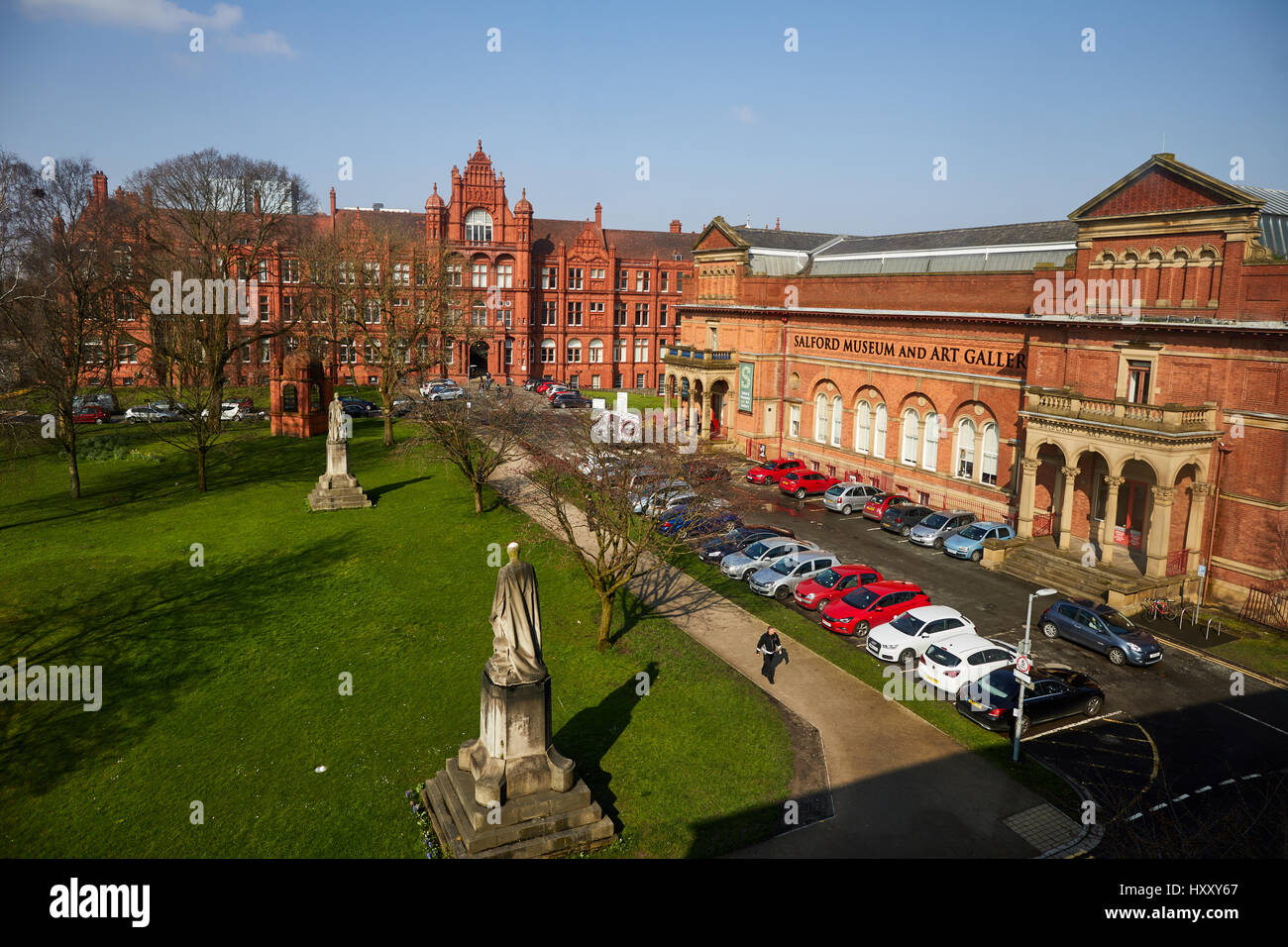 Grade II listed Peel Park Campus, Peel Building originally for Salford ...