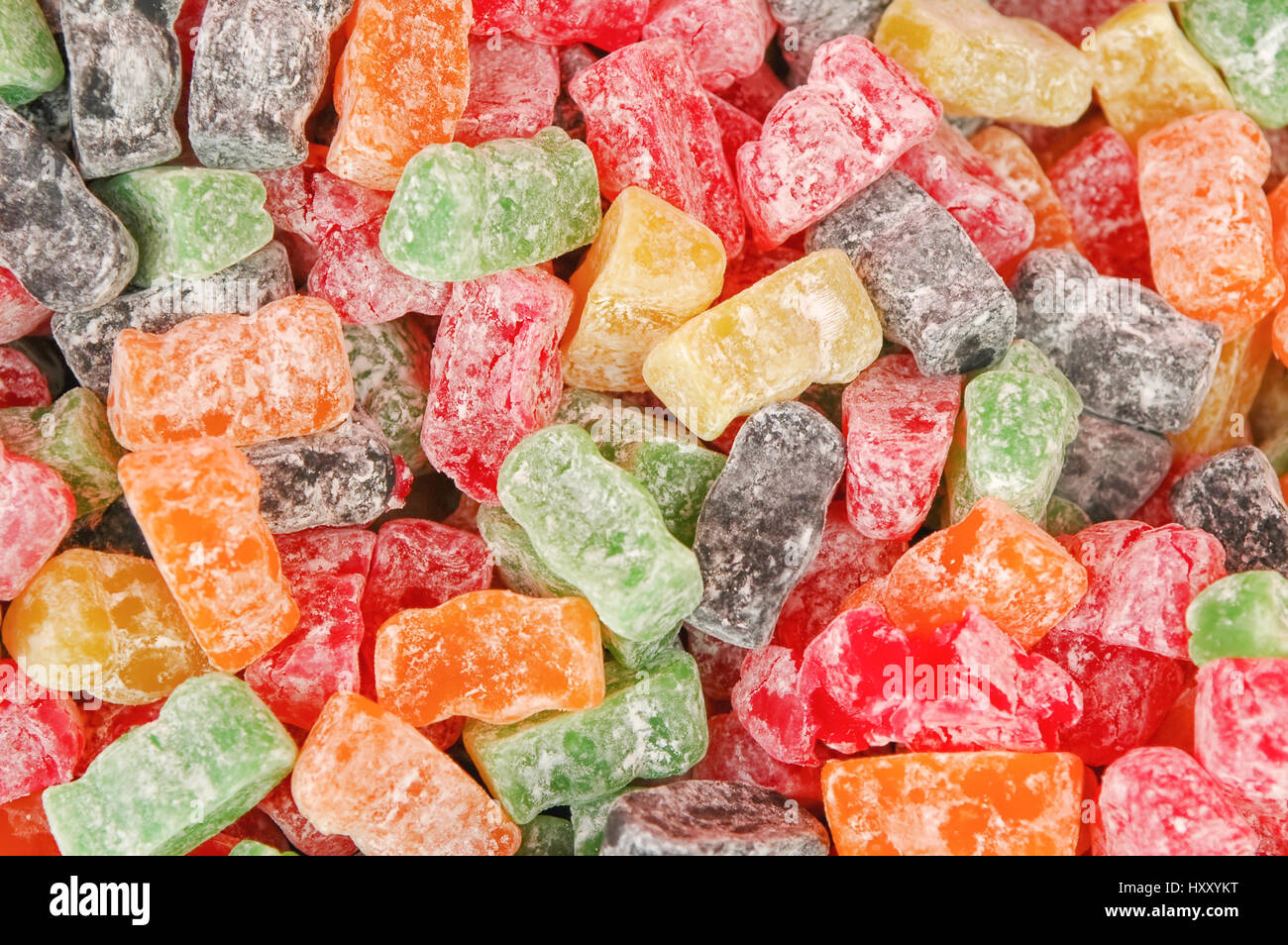 background of multi-colored jelly candy confectionery Stock Photo - Alamy