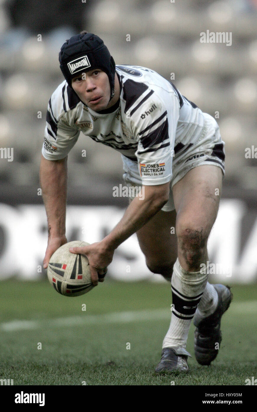 RICHARD SWAIN HULL SHARKS RLFC KC STADIUM HULL ENGLAND 13 March 2005 ...