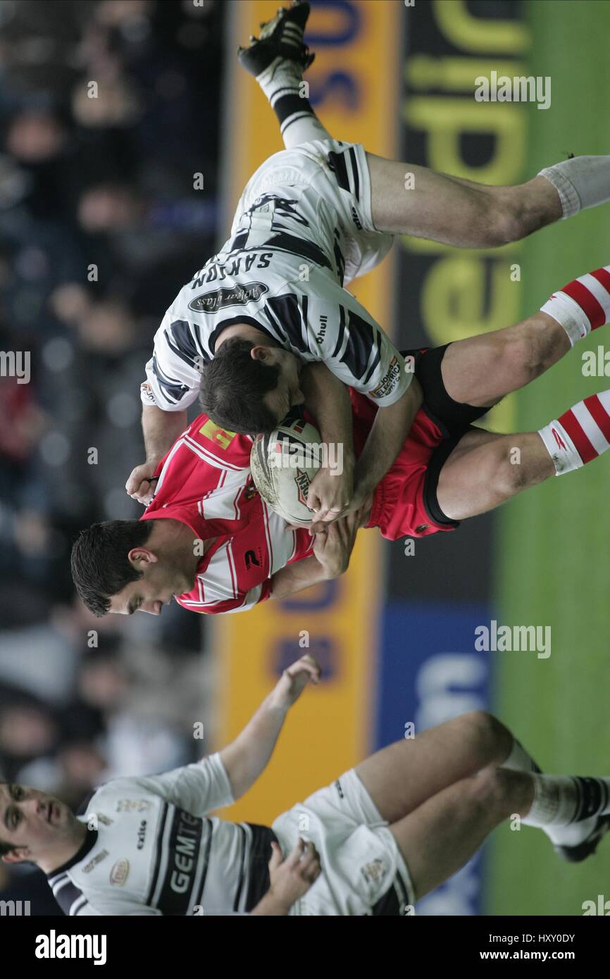 STEPHEN WILD & TOMMY SAXTON HULL FC V WIGAN WARRIORS HULL KC STADIUM 28 ...