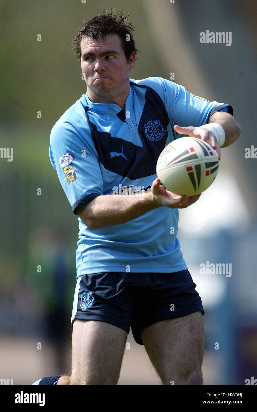 JAMIE LYON ST.HELENS RLFC THE GALPHARM STADIUM HUDDERSFIELD 24 April ...