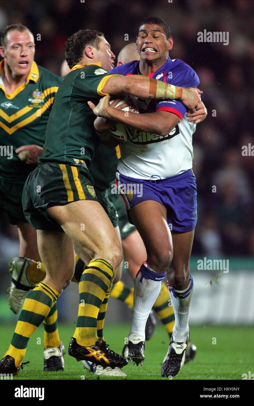 LEON PRYCE GREAT BRITAIN V AUSTRALIA KC STADIUM HULL Great Britain 19 ...