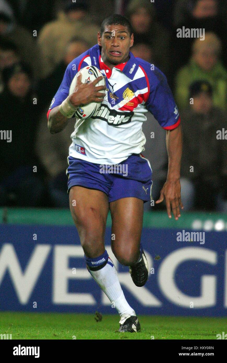 LEON PRYCE GREAT BRITAIN RL KC STADIUM HULL ENGLAND 19 November 2005 ...