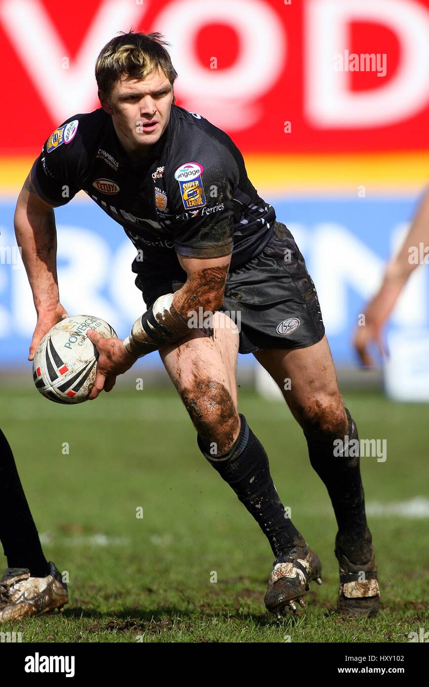 DANNY BROUGH HULL FC ODSALL STADIUM BRADFORD 01 April 2006 Stock Photo ...