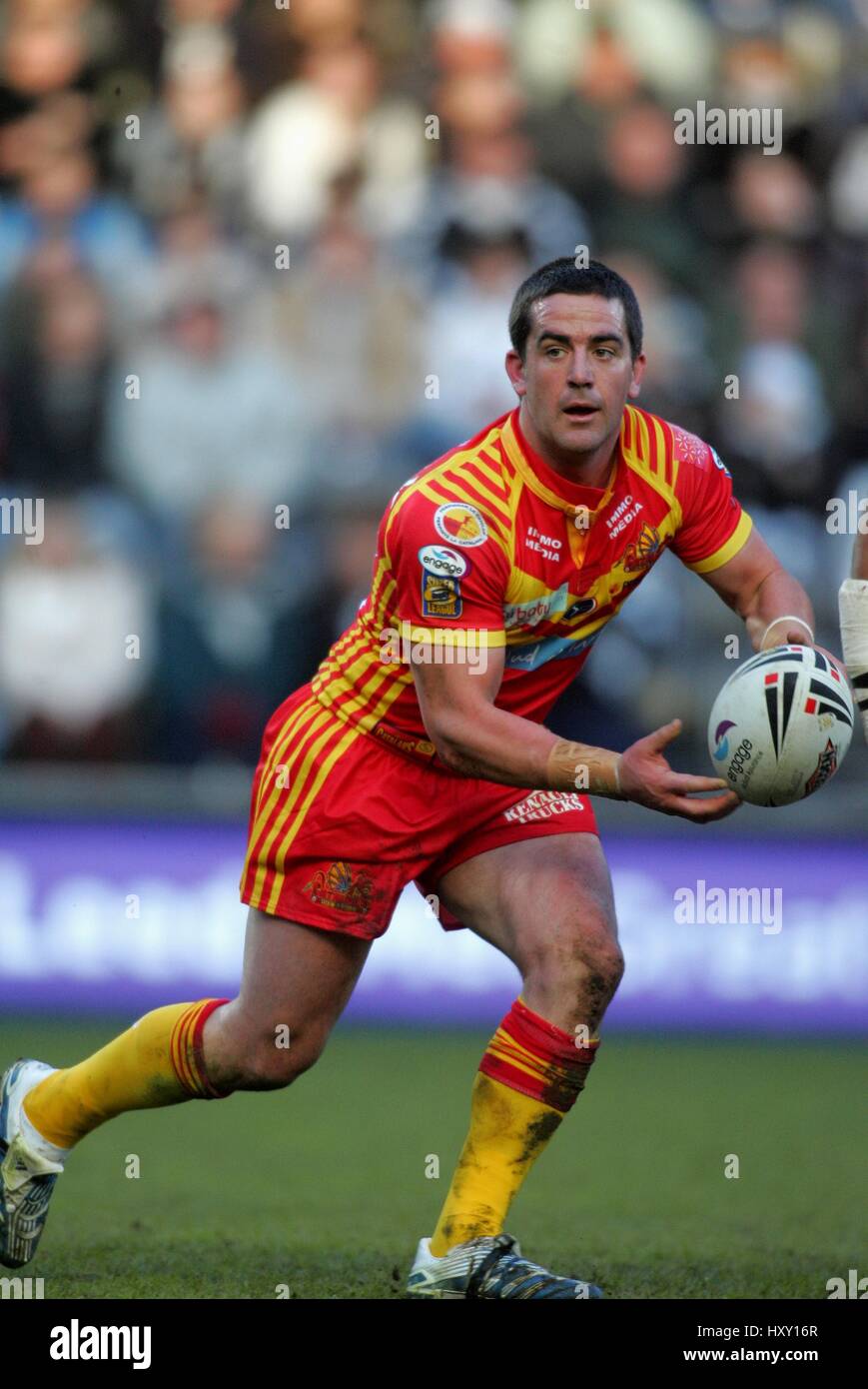 AARON GORRELL CATALAN DRAGONS KC STADIUM HULL ENGLAND 11 February 2007 ...