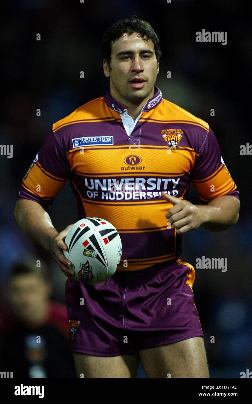 MATT GARDNER HUDDERSFIELD GIANTS RLFC GALPHARM STADIUM HUDDERSFIELD ...