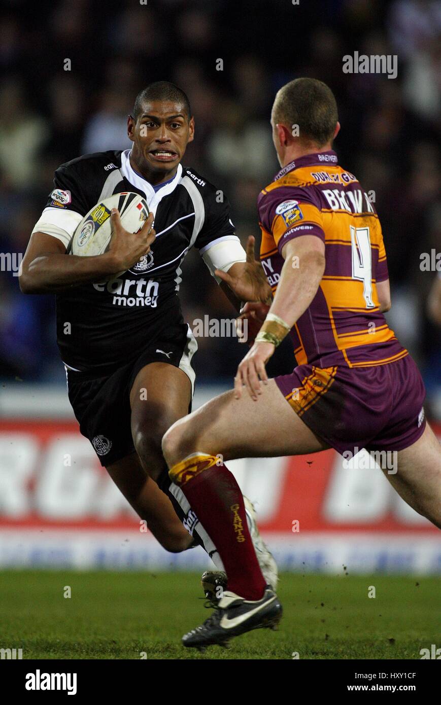 LEON PRYCE & KEVIN BROWN HUDDERSFIELD GTS V ST.HELENS GALPHARM STADIUM ...
