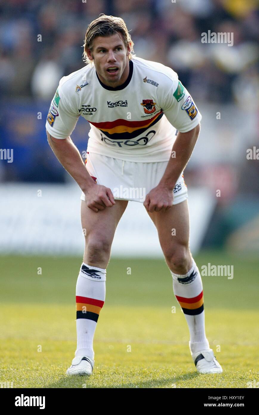 GLENN MORRISON BRADFORD BULLS RLFC HALLIWELL JONES STADIUM WARRINGTON ...