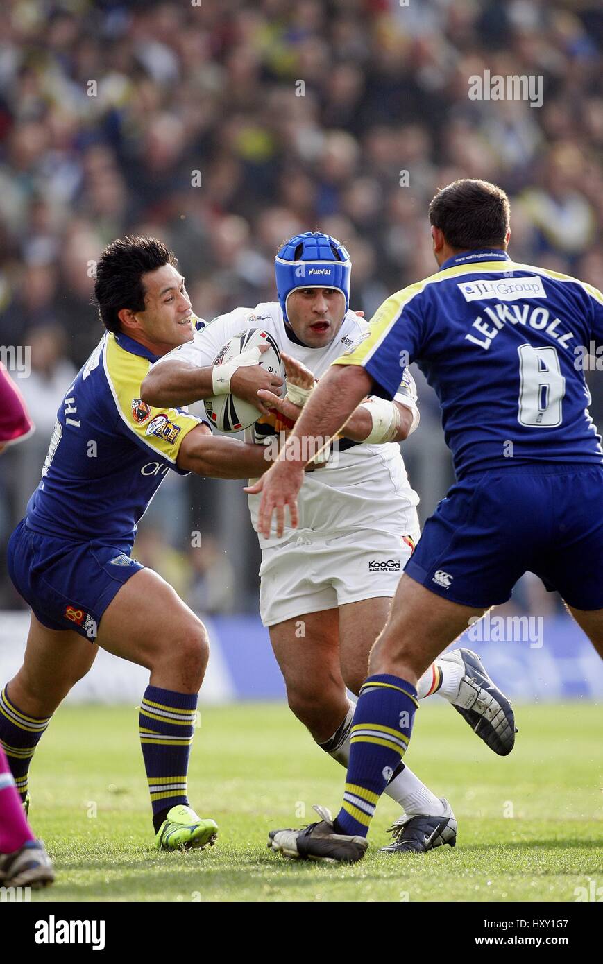 DAVID SOLOMONA & PAUL RAUHIHI WARRINGTON V BRADFORD BULLS HALLIWELL ...
