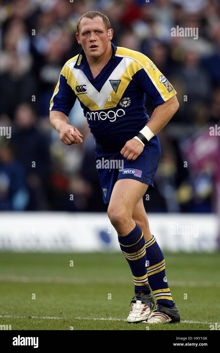 BEN WESTWOOD WARRINGTON WOLVES RLFC HALLIWELL JONES STADIUM WARRINGTON ...
