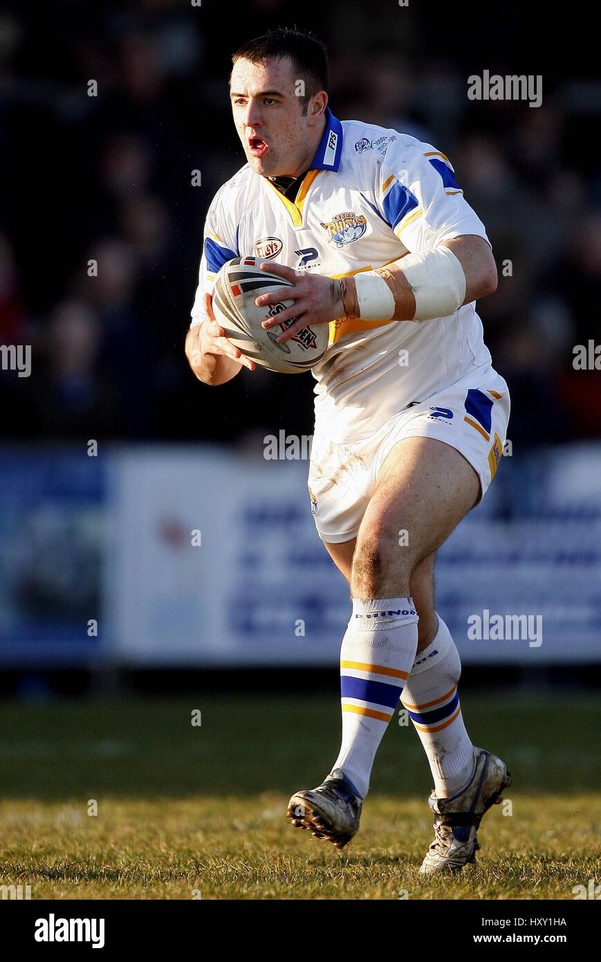 MICHAEL HAYLEY LEEDS RHINOS RLFC THE HUNTINGTON STADIUM YORK ENGLAND 04 ...