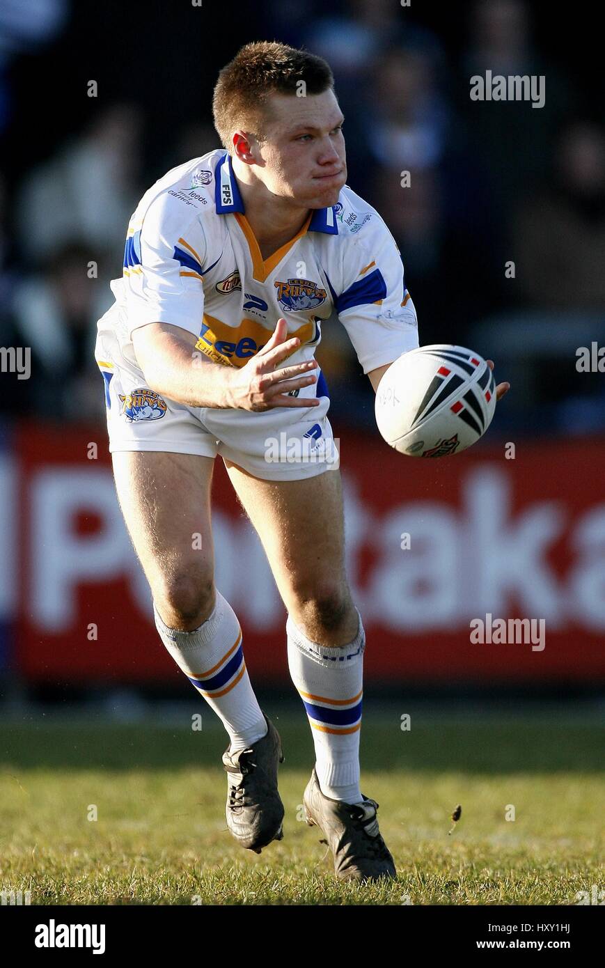 BEN KAYE LEEDS RHINOS RLFC THE HUNTINGTON STADIUM YORK ENGLAND 04 ...