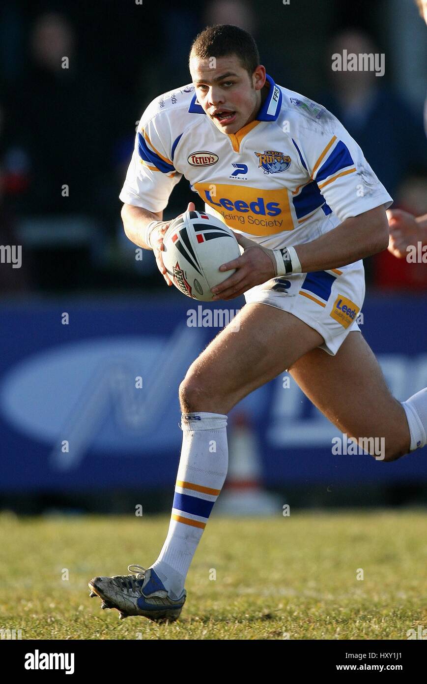 JORDAN TANSEY LEEDS RHINOS RLFC THE HUNTINGTON STADIUM YORK ENGLAND 04 ...