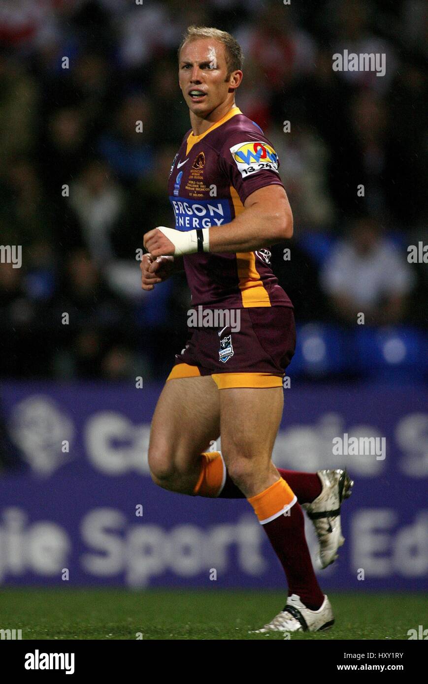 DARREN LOCKYER BRISBANE BRONCOS RLFC REEBOK STADIUM BOLTON ENGLAND 23 ...