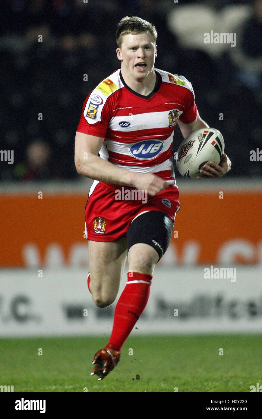CHRIS ASHTON WIGAN WARRIORS RLFC KC STADIUM HULL ENGLAND 23 March 2007 ...