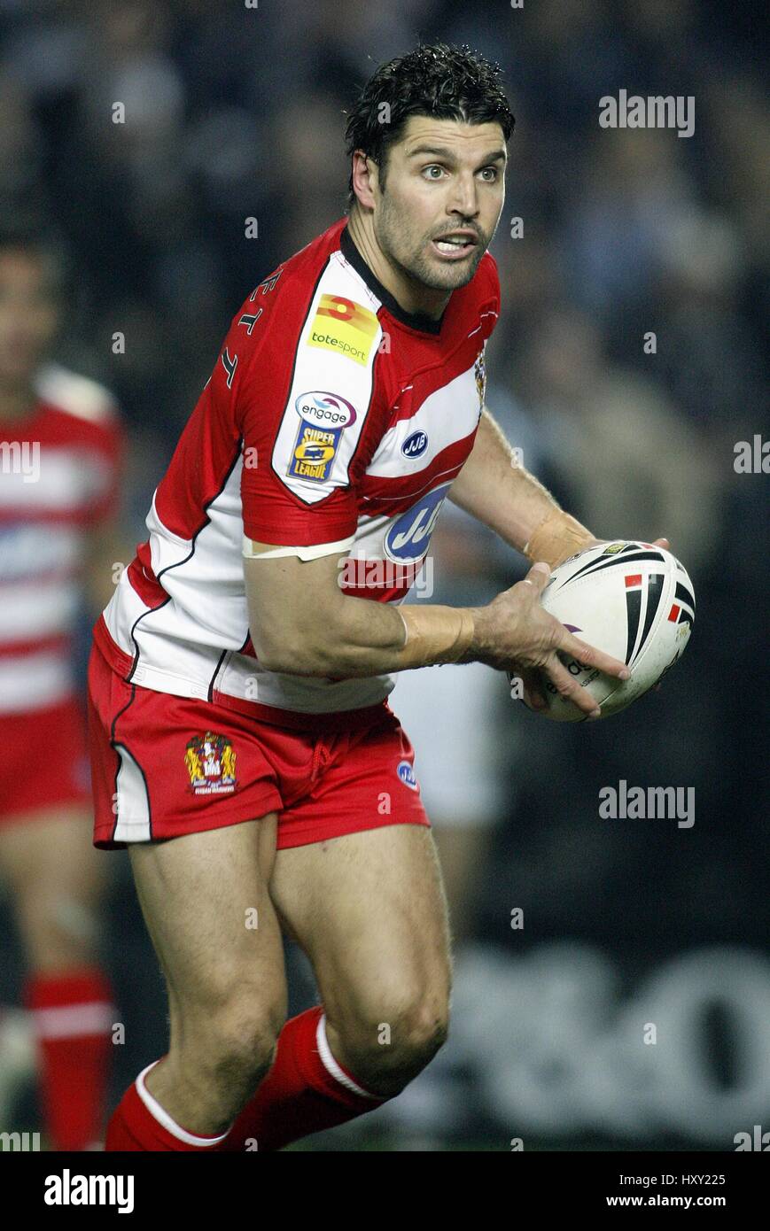 TRENT BARRETT WIGAN WARRIORS RLFC KC STADIUM HULL ENGLAND 23 March 2007 ...