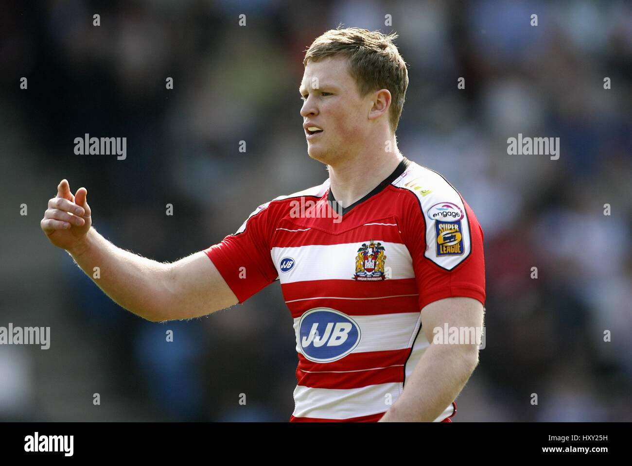 CHRIS ASHTON WIGAN WARRIORS RLFC THE HALTON STADIUM WIDNES ENGLAND 01 ...