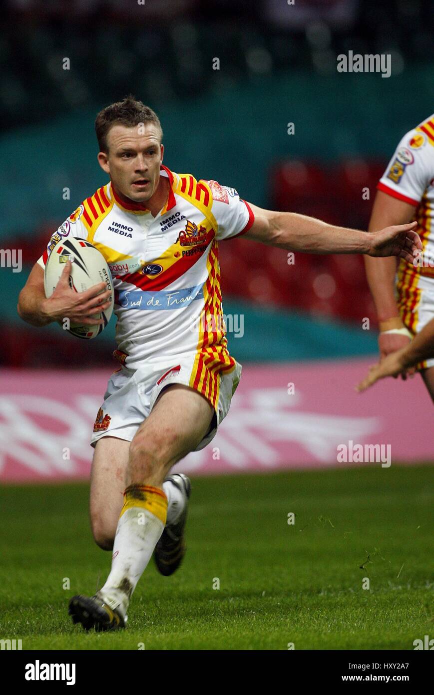 JUSTIN MURPHY CATALAN DRAGONS RLFC MILLENIUM STADIUM CARDIFF WALES 05 ...