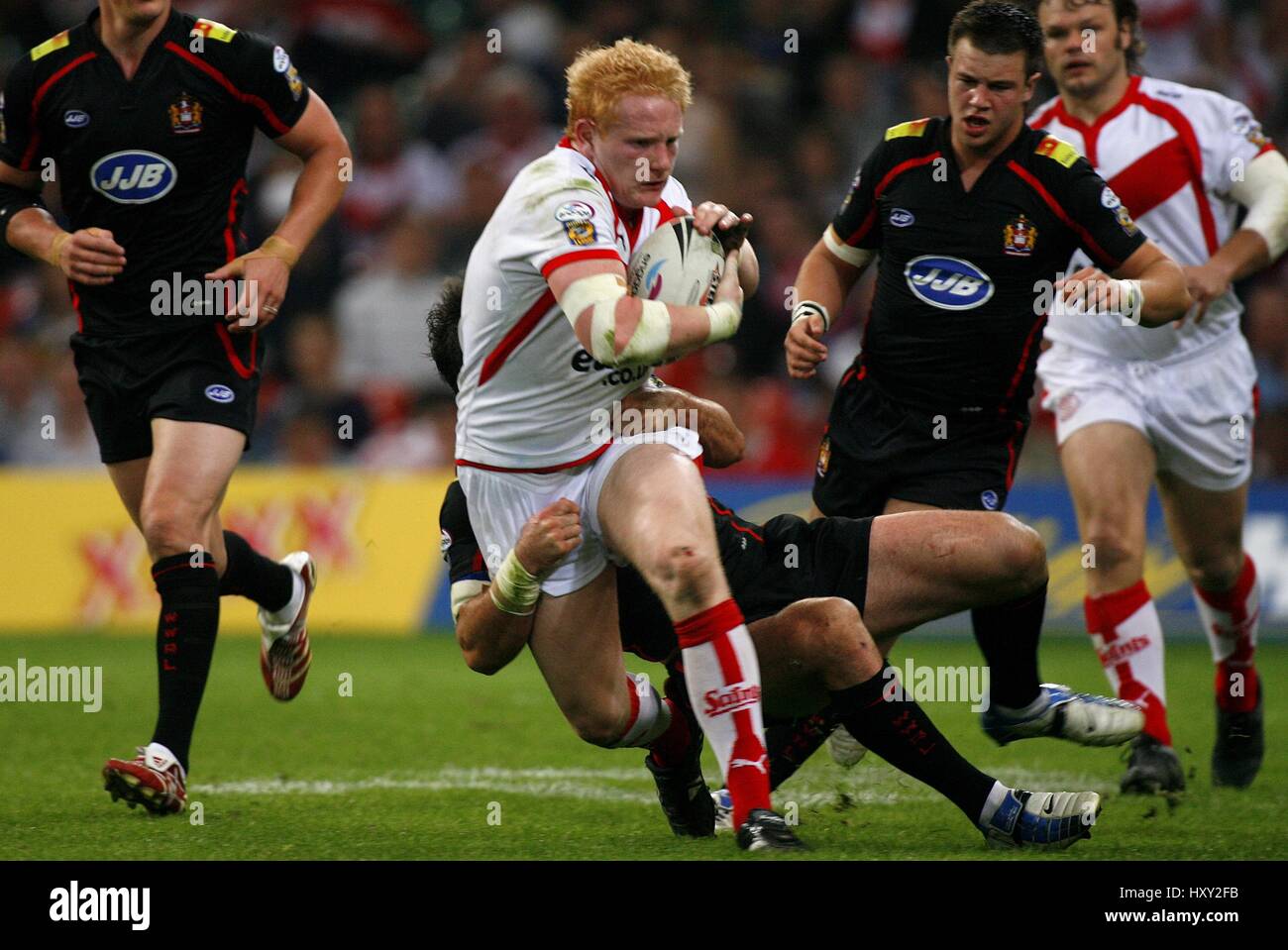 JAMES GRAHAM & PHILIP BAILEY ST.HELENS V WIGAN WARRIORS MILLENIUM ...