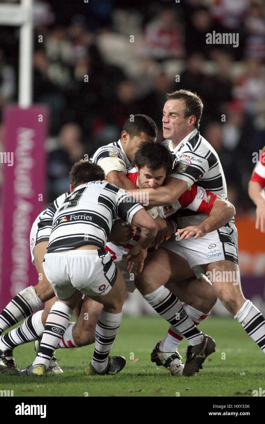 BAILEY MANU BERRIGAN DOWES HULL FC V WIGAN WARRIORS RLFC KC STADIUM ...