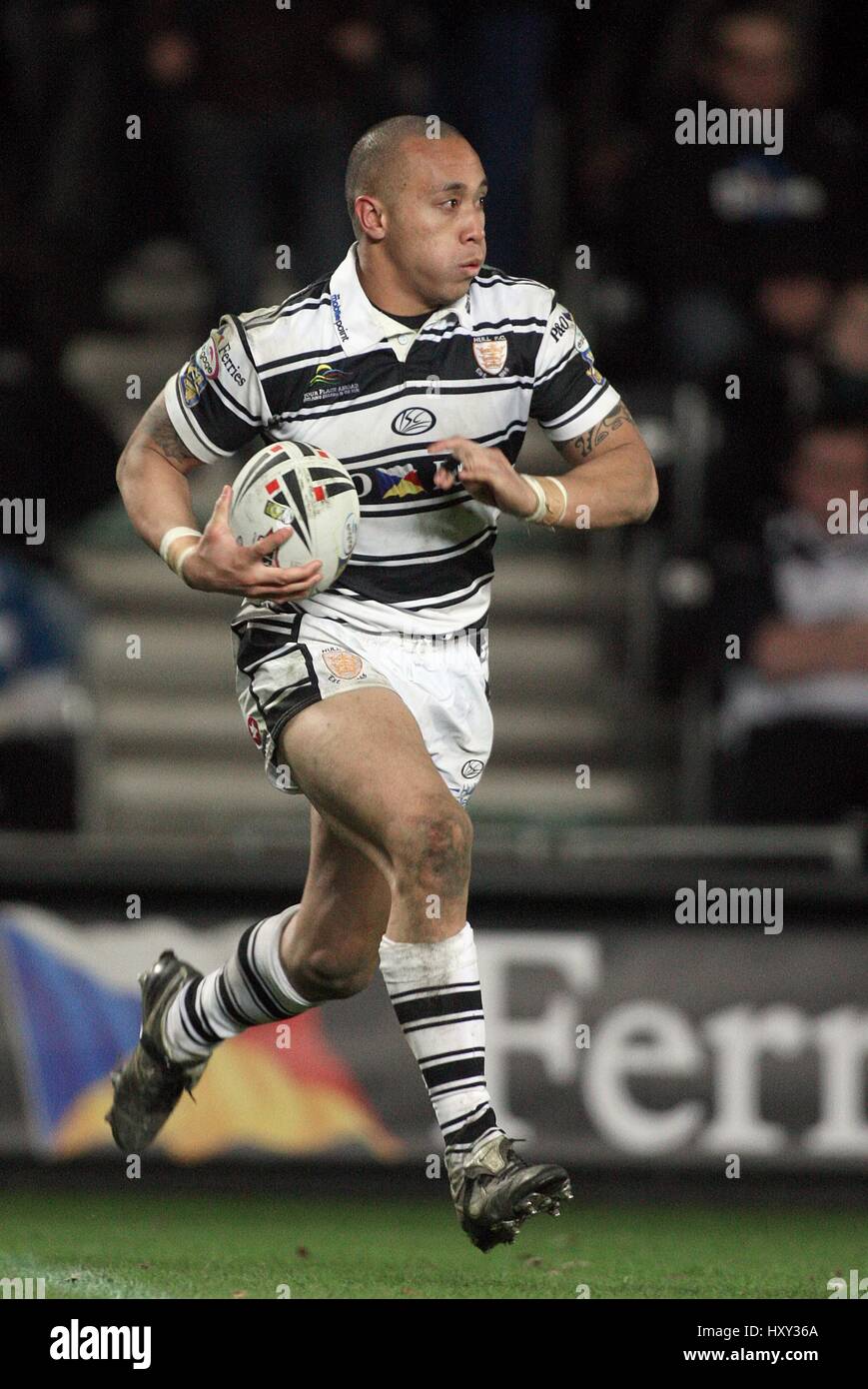 MOTU TONY HULL FC KC STADIUM HULL ENGLAND 22 February 2008 Stock Photo ...