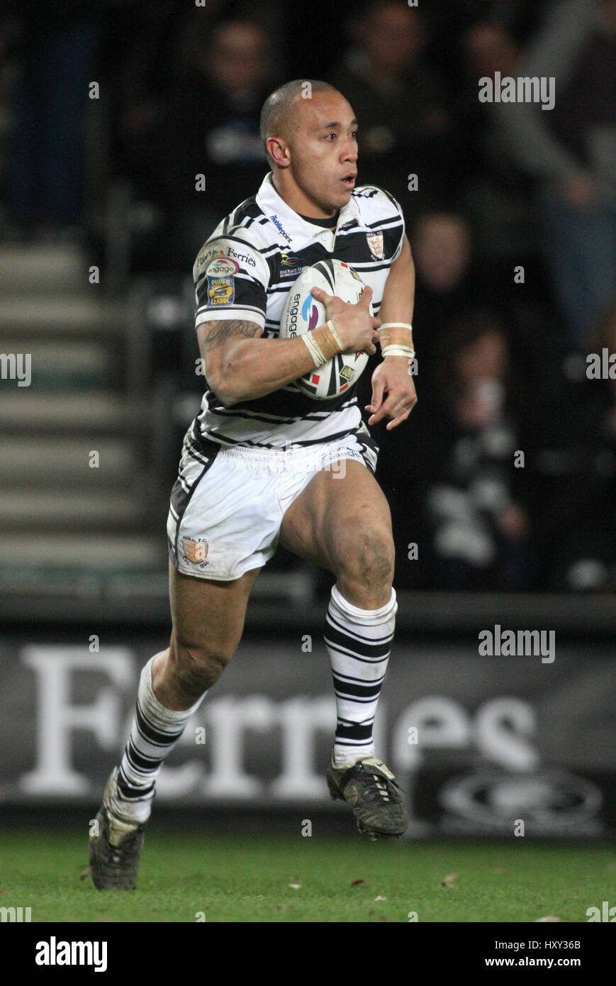 MOTU TONY HULL FC KC STADIUM HULL ENGLAND 22 February 2008 Stock Photo ...
